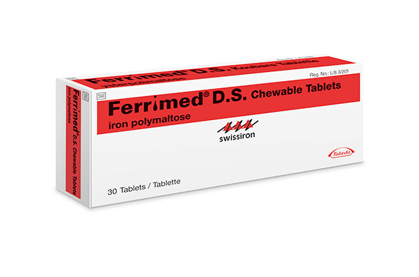 Ferrimed DS Chew Tablets 30’s – DelMed