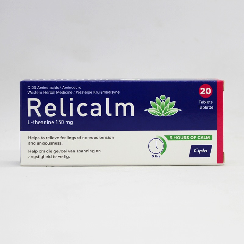 Relicalm Tablets 20’s – DelMed