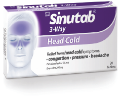 SINUTAB 3-WAY TABS 20’s – DelMed
