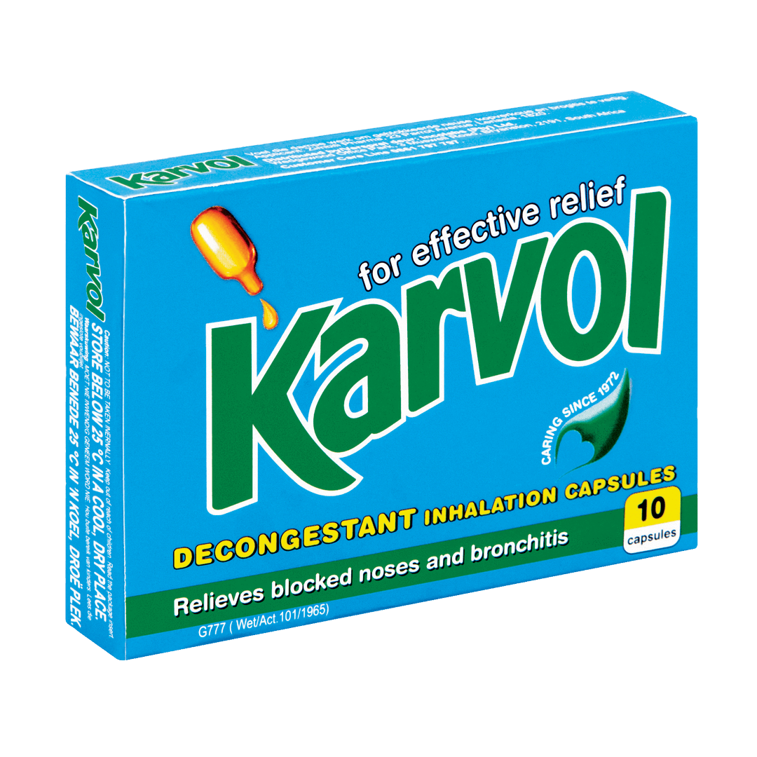 KARVOL INHALATION CAP10’s – DelMed