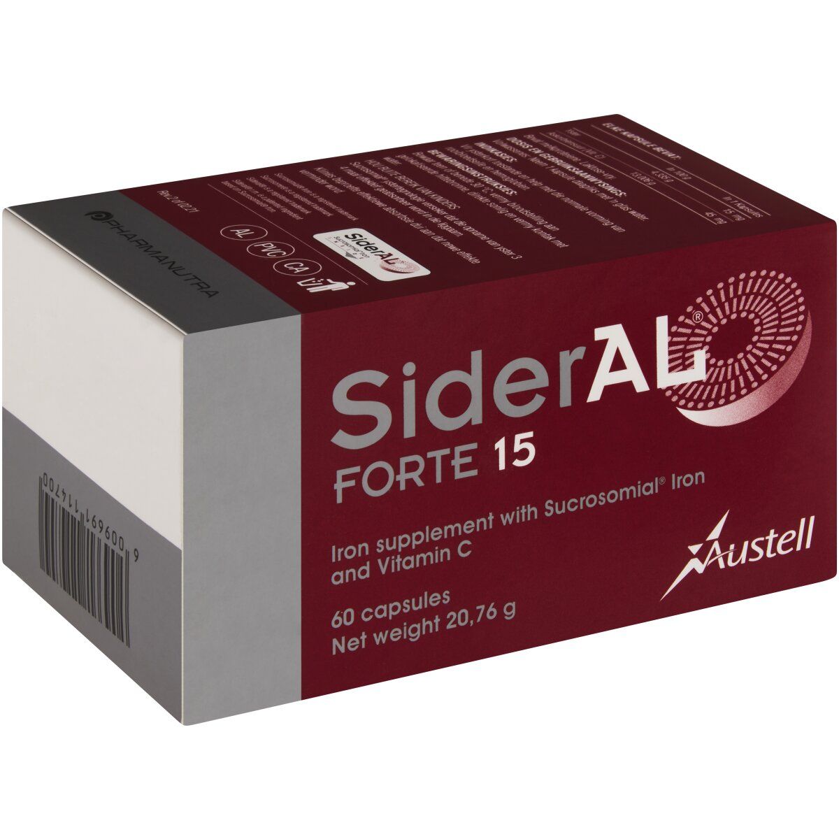 SIDERAL FORTE 60 Caps – DelMed